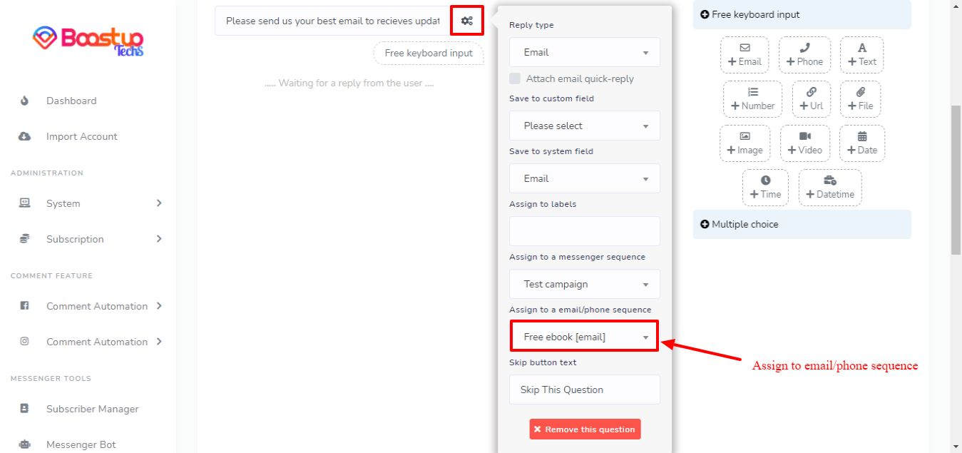 Benefits of User Input Flow and Custom Field - Boostup Techs
